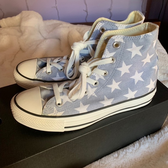 Converse | Shoes | Rare Star Pattern High Top Converse | Poshmark